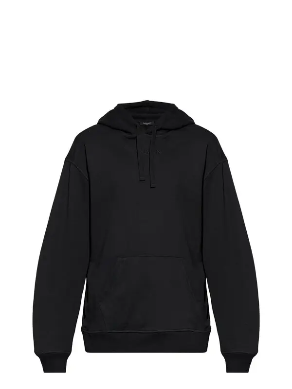 Balmain Hooded Sweatshirt - Black