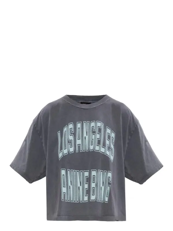 ANINE BING T-shirt With Graphic - Grey
