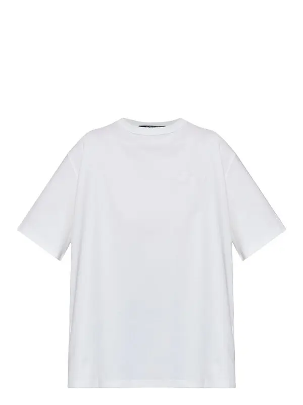 Jacquemus Asymmetric T-shirt - White
