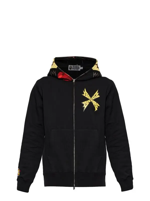 A BATHING APE Zip-up Hoodie - Black