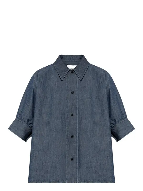 JIL SANDER Denim Shirt - Navy Blue