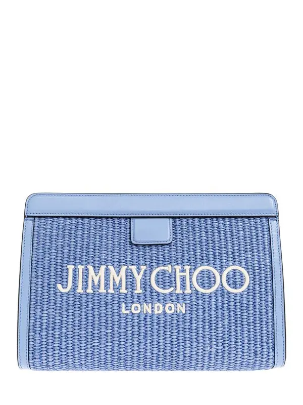 JIMMY CHOO Avenue' Clutch - Blue