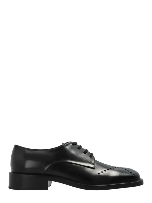 JIL SANDER Leather Oxford Shoes - Black