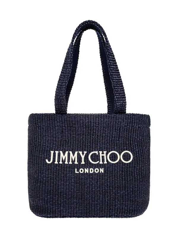 JIMMY CHOO Beach Medium’ Shoulder Bag - Navy Blue
