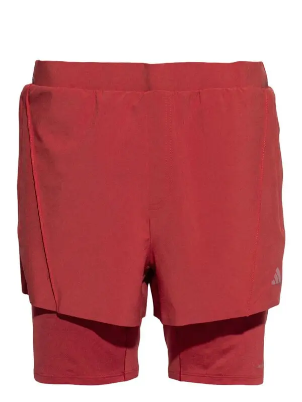 Adidas X Entire Studios Layered Shorts - Red