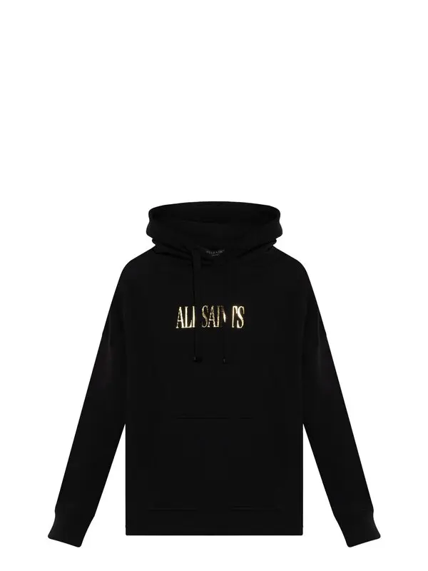 ALLSAINTS Core Organic Cotton Hoodie - Black