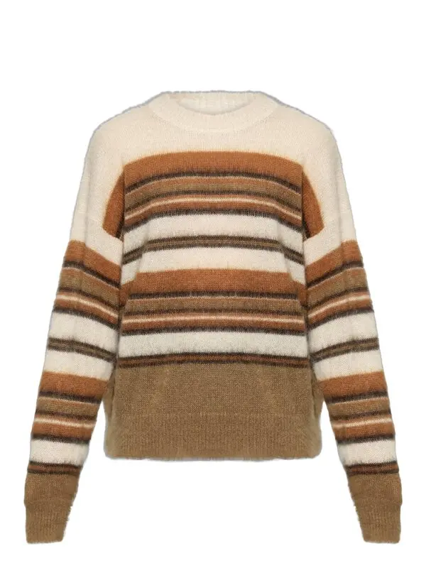 MARANT Striped Sweater - Brown