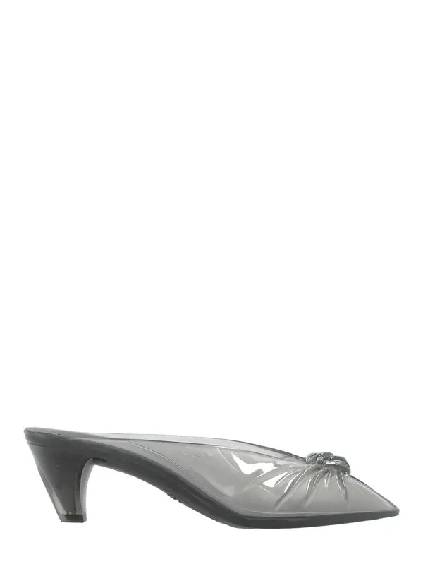 Chloé Heeled Mules - Grey