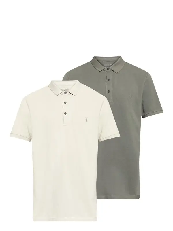 ALLSAINTS 2-pack Of ‘reform’ Polo Shirts - Green