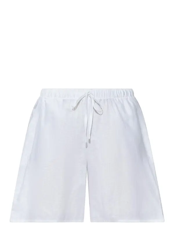 Hanro Essentials Linen-cotton Shorts - White