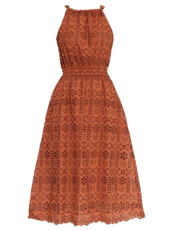 Paul Smith Openwork Lace Dress - Brown