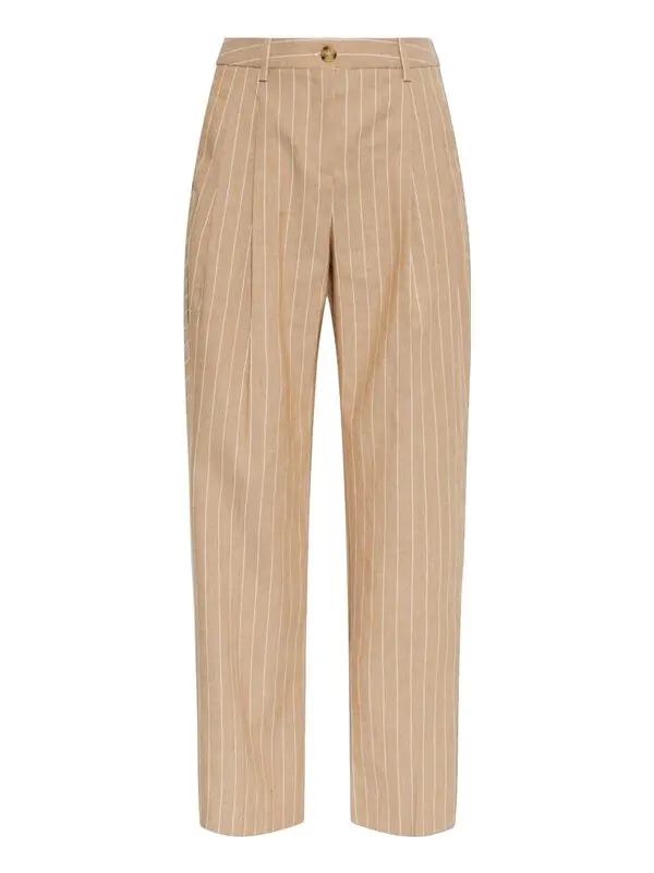 Paul Smith Pinstripe Trousers - Beige