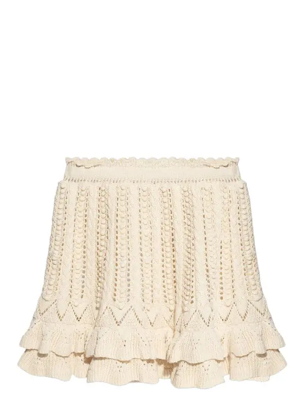 MARANT ETOILE Nelle’ Mini Skirt - Cream