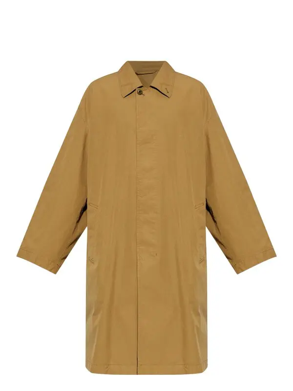 LEMAIRE Coat With Pockets - Brown
