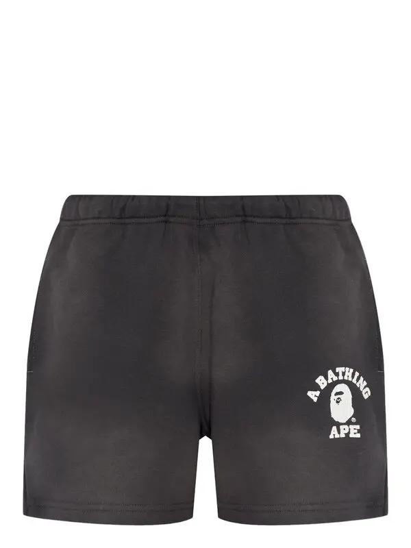 A BATHING APE Logo Shorts - Black