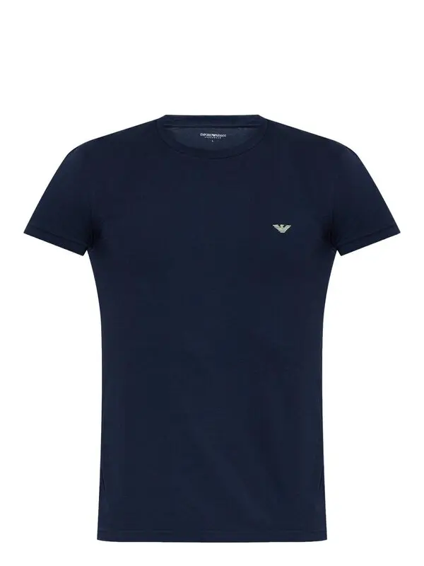 Emporio Armani Cotton T-shirt - Navy Blue