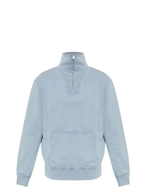 A.p.c. Sweatshirt With Pocket - Blue