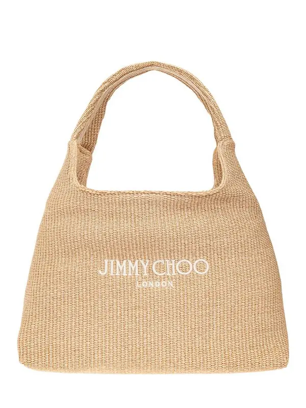 JIMMY CHOO Diamond Large Shopper Bag - Beige