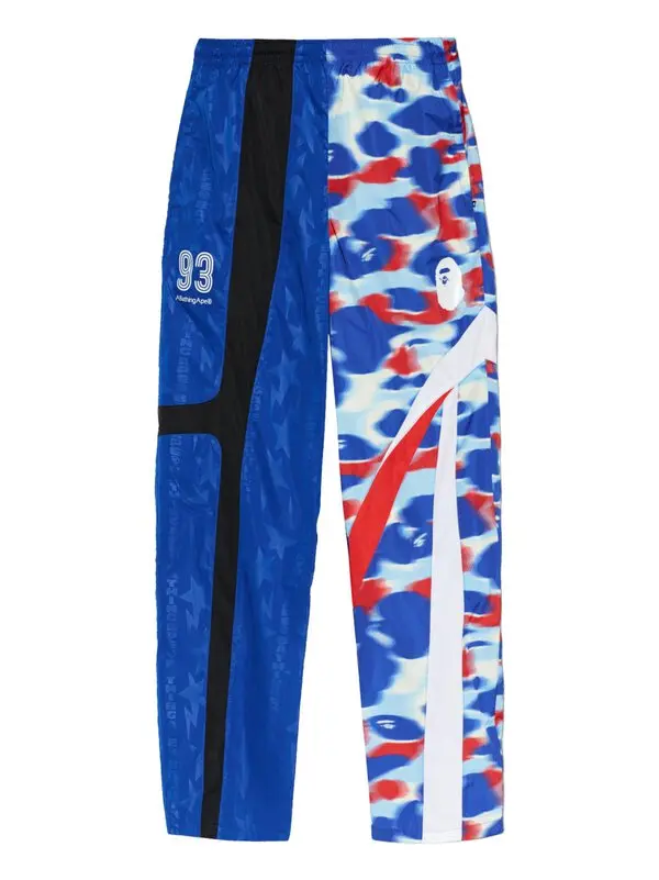 A BATHING APE Logo Trousers - Multicolour