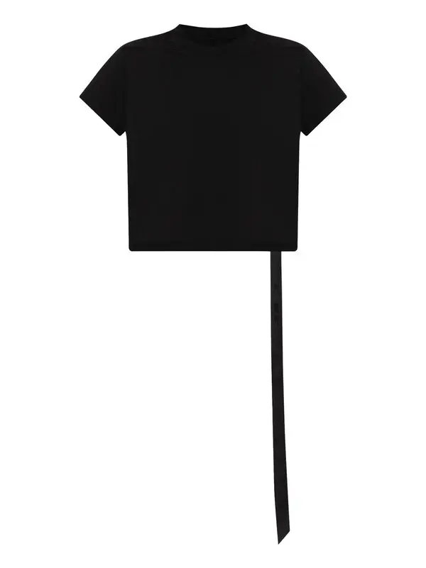 Rick Owens Cropped Short Sleeve T-shirt - Black