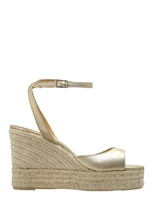 CastaÑer Wedge Espadrille Sandals - Cream
