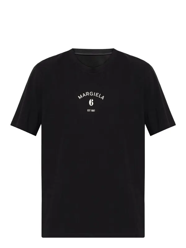 MAISON MARGIELA T-shirt With Logo - Black