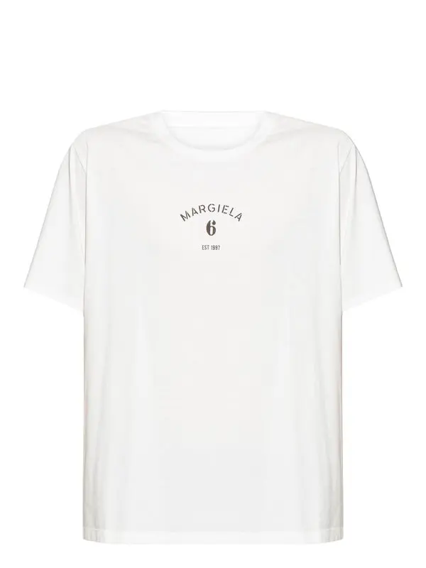 MAISON MARGIELA T-shirt With Logo - White