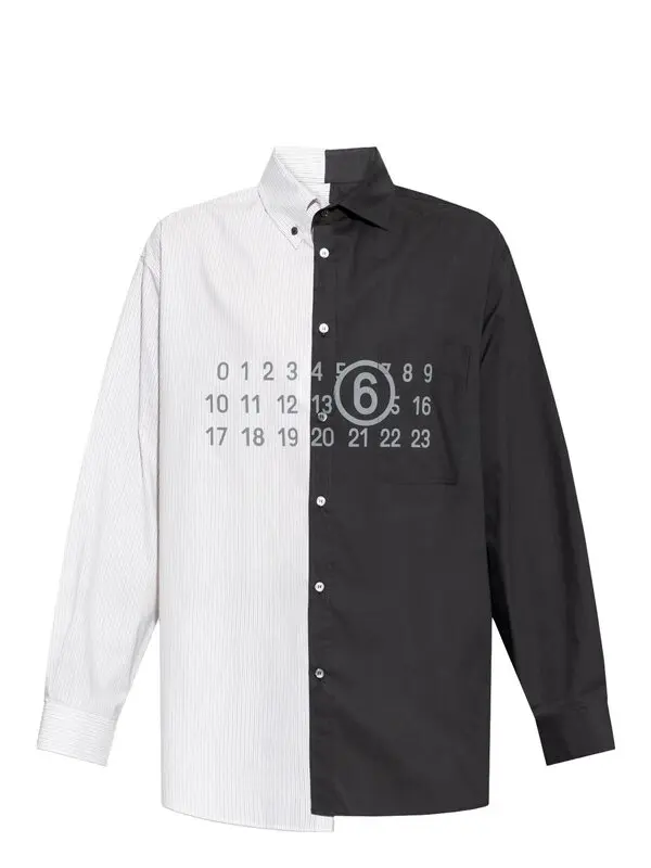 MAISON MARGIELA Shirt With Print - Black