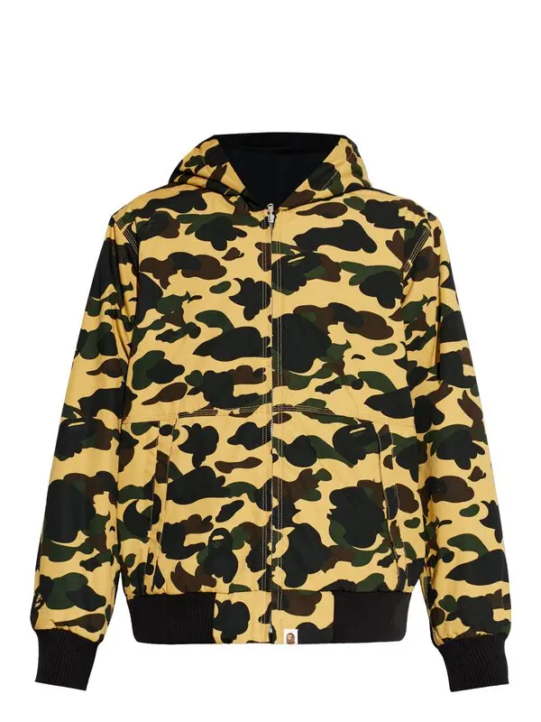 A BATHING APE Reversible Jacket With Camouflage Motif - Yellow