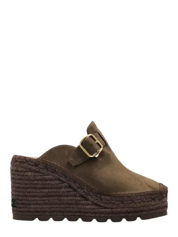 Stella McCartney Wedge Sandals - Brown