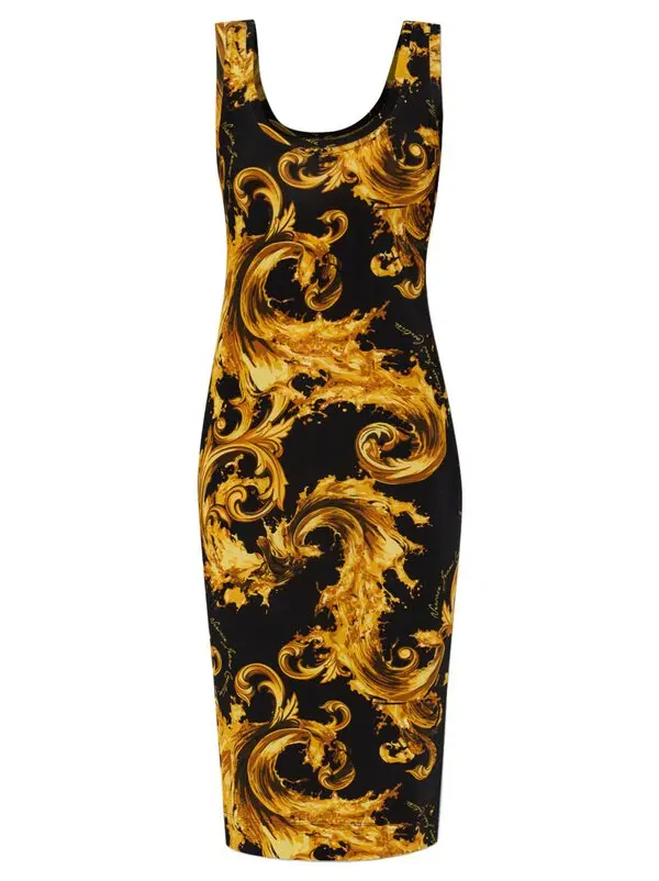 Versace Fitted Dress - Black