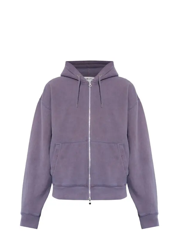 Our Legacy Hooded Zip-up Sweatshirt - Purple