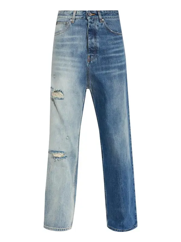 Vetements Vintage-effect Jeans - Blue