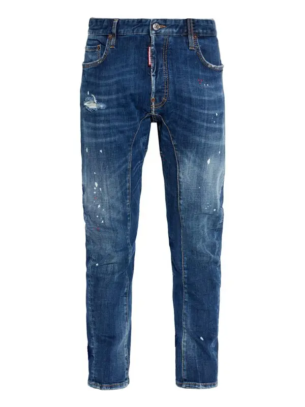 Dsquared2 Biker Jeans - Navy Blue
