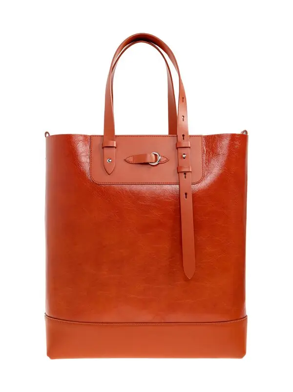MAISON MARGIELA Leather Shopper Bag - Red