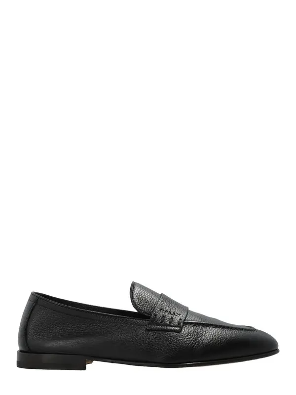 Bally Elios Leather Loafers - Black