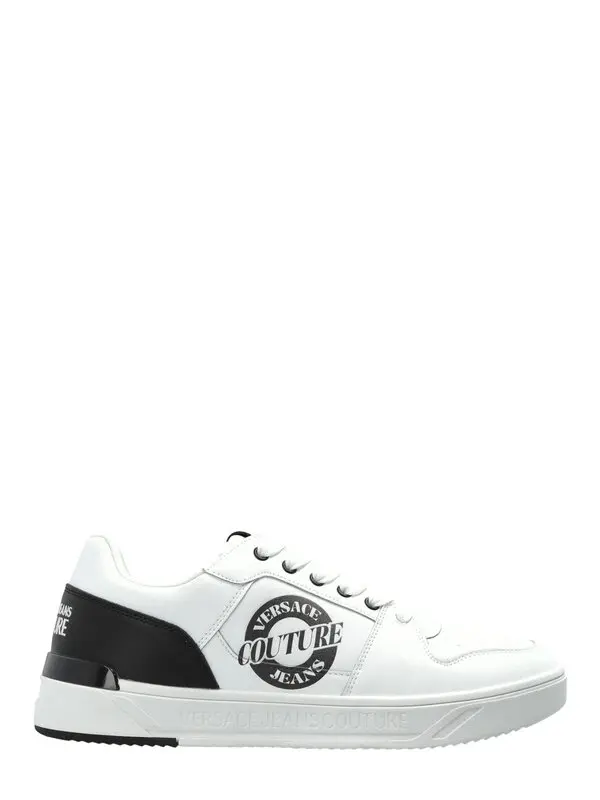 Versace Barocco Print Sneakers - White