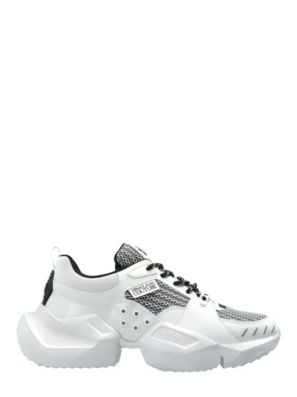 Versace Logo Sneakers - White
