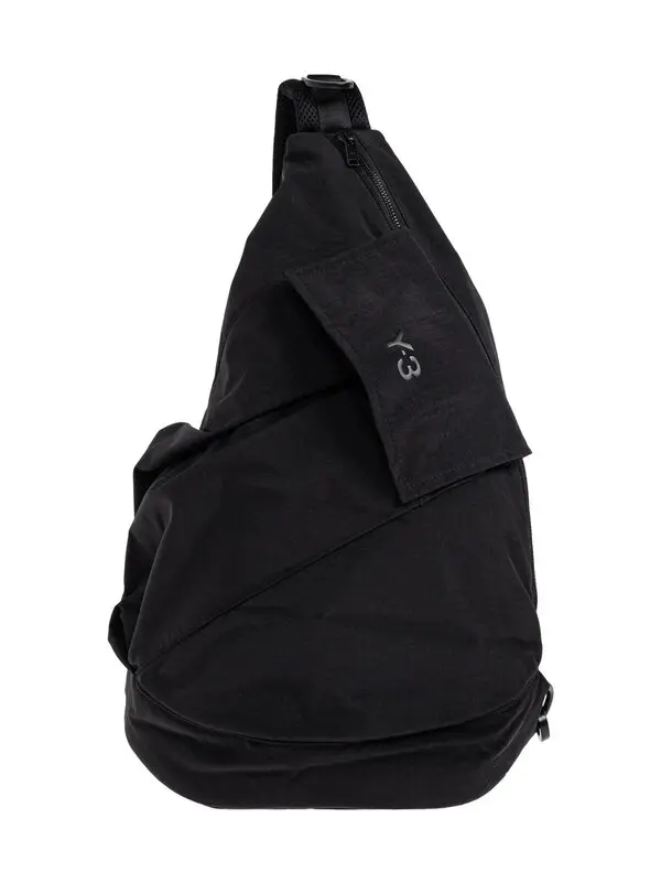 Y3 Utility Sling Backpack - Black