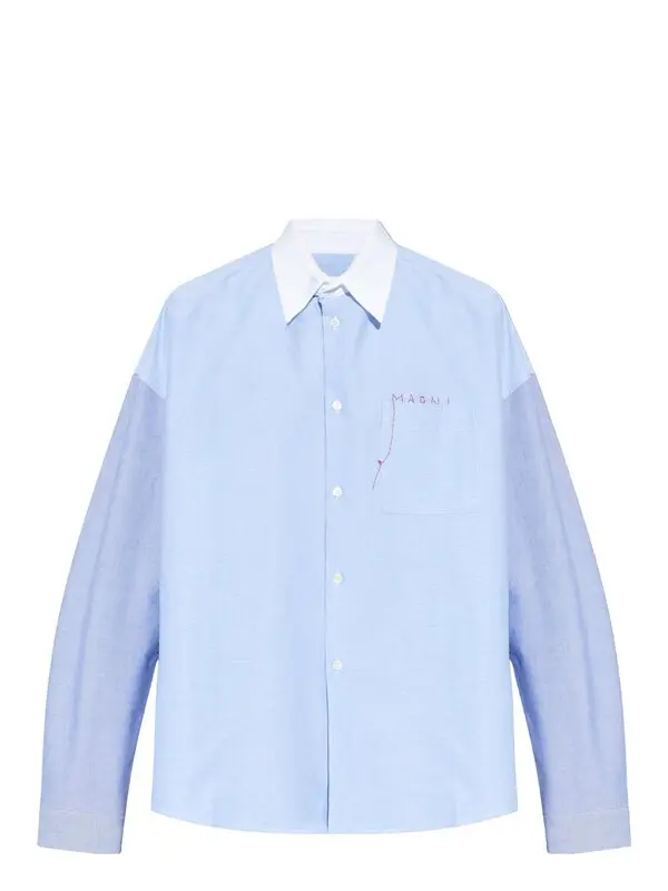Marni Oversize' Shirt - Blue