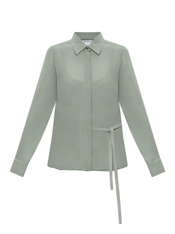 Max Mara Silk Shirt - Green