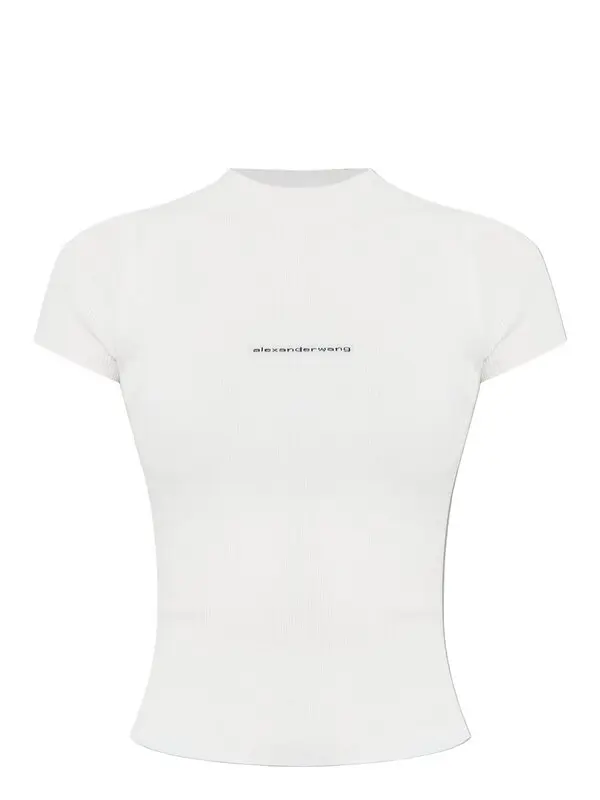 Alexander Wang Logo Top - White