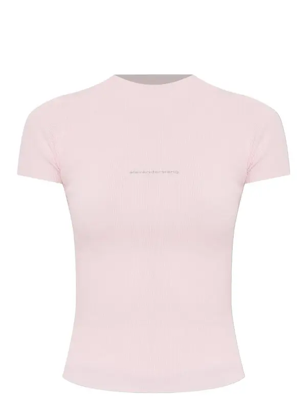 Alexander Wang Ribbed Knit Top - Pink