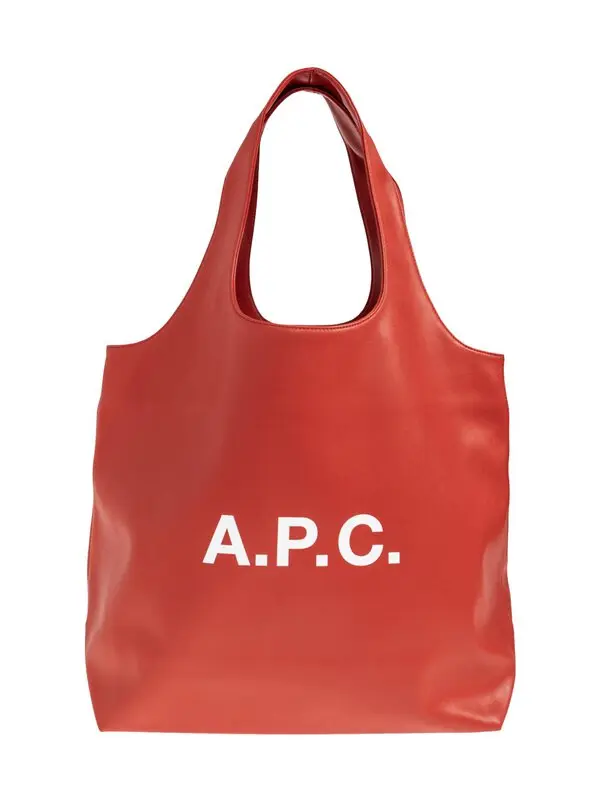 A.p.c. Ninon Shopper Bag - Red