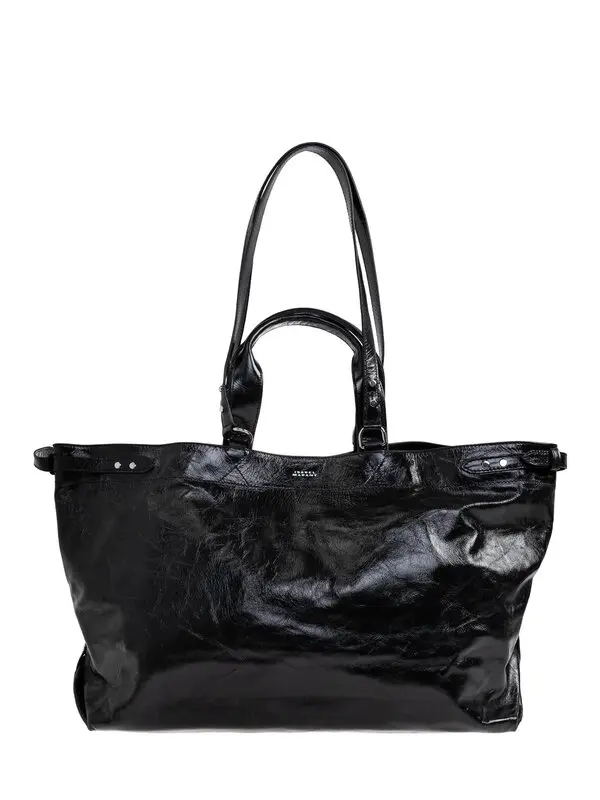 Isabel Marant Winna Tote Shopper Bag - Black