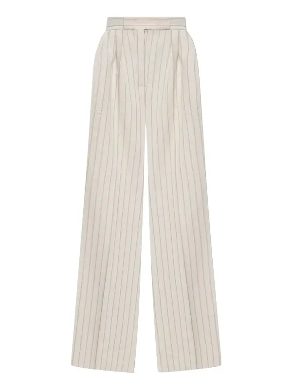 Max Mara Osso Wide Leg Trousers - Beige