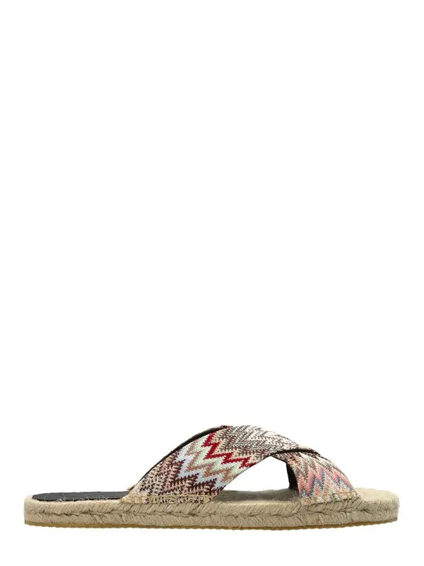 Missoni Patterned Slides - Multicolour