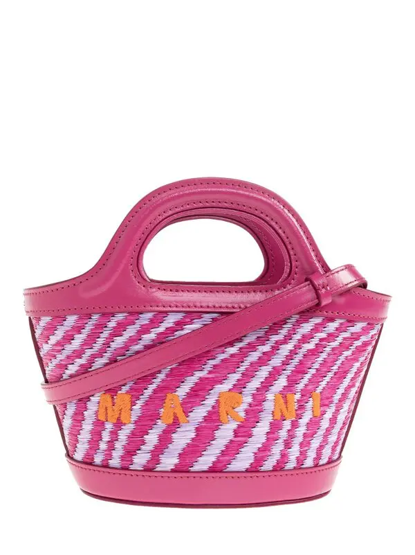 Marni Tropicalia Micro Handheld Bag - Pink