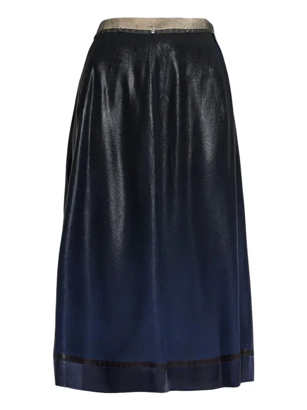 MAISON MARGIELA Loose-fit Midi Skirt - Navy Blue