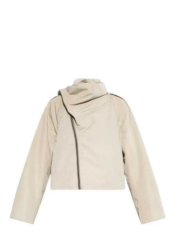 Rick Owens Jacket With Scarf - Cream